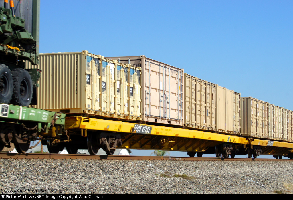 DODX 42332 Southbound, Loaded